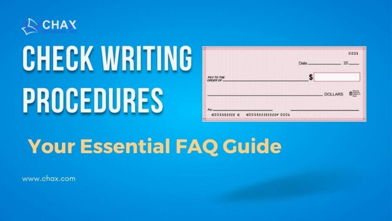 CHAX | Check Printing for SMBs Since 1992